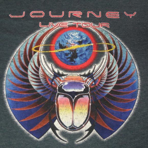 Journey | Shirts | Journey 29 Live Tour Beetle Logo Blue Medium Tshirt ...